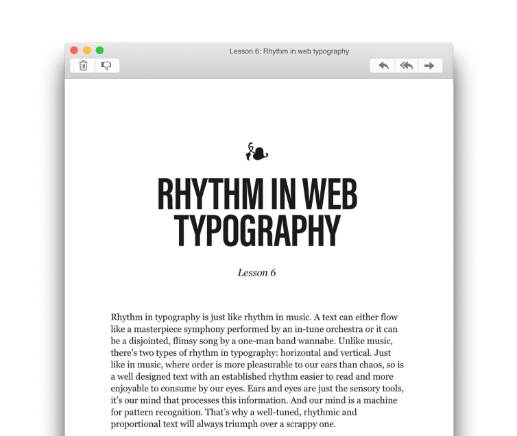 Rhythm in Web Typography | Better Web Type
