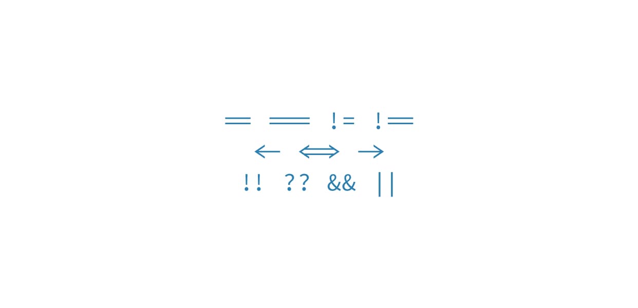 5 free monospaced fonts with coding ligatures | Better Web Type