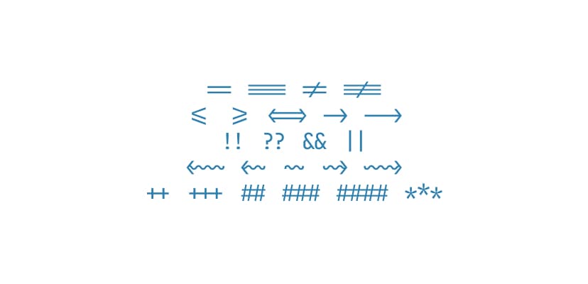 5 free monospaced fonts with coding ligatures | Better Web Type