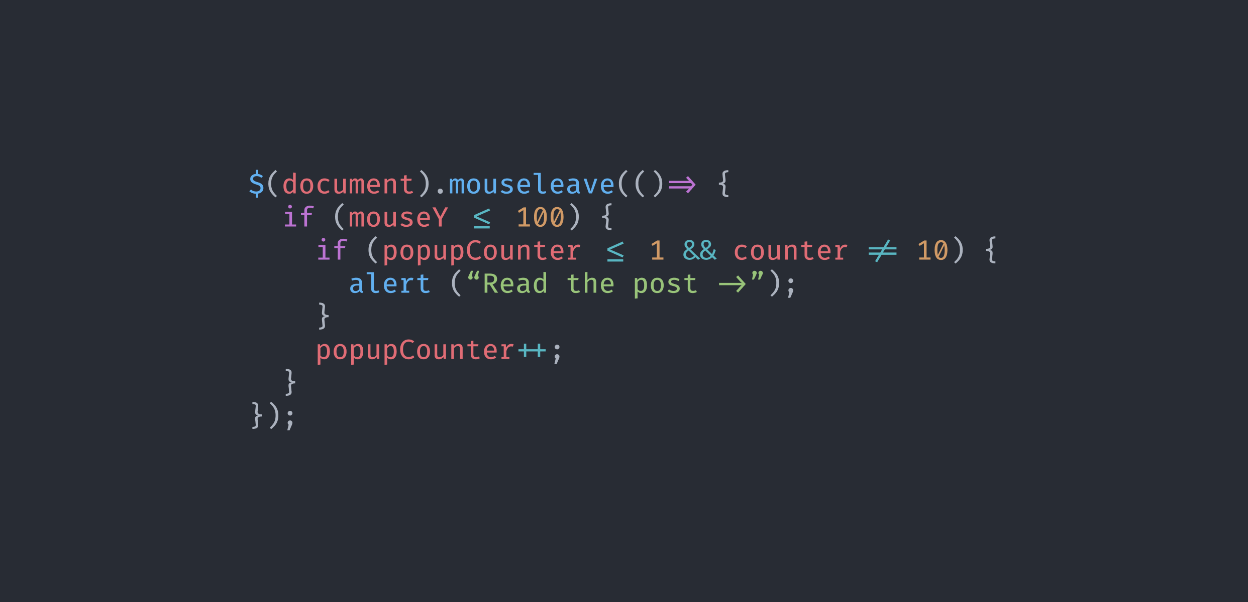 An analysis of 5 monospaced fonts with coding ligatures | Better Web Type