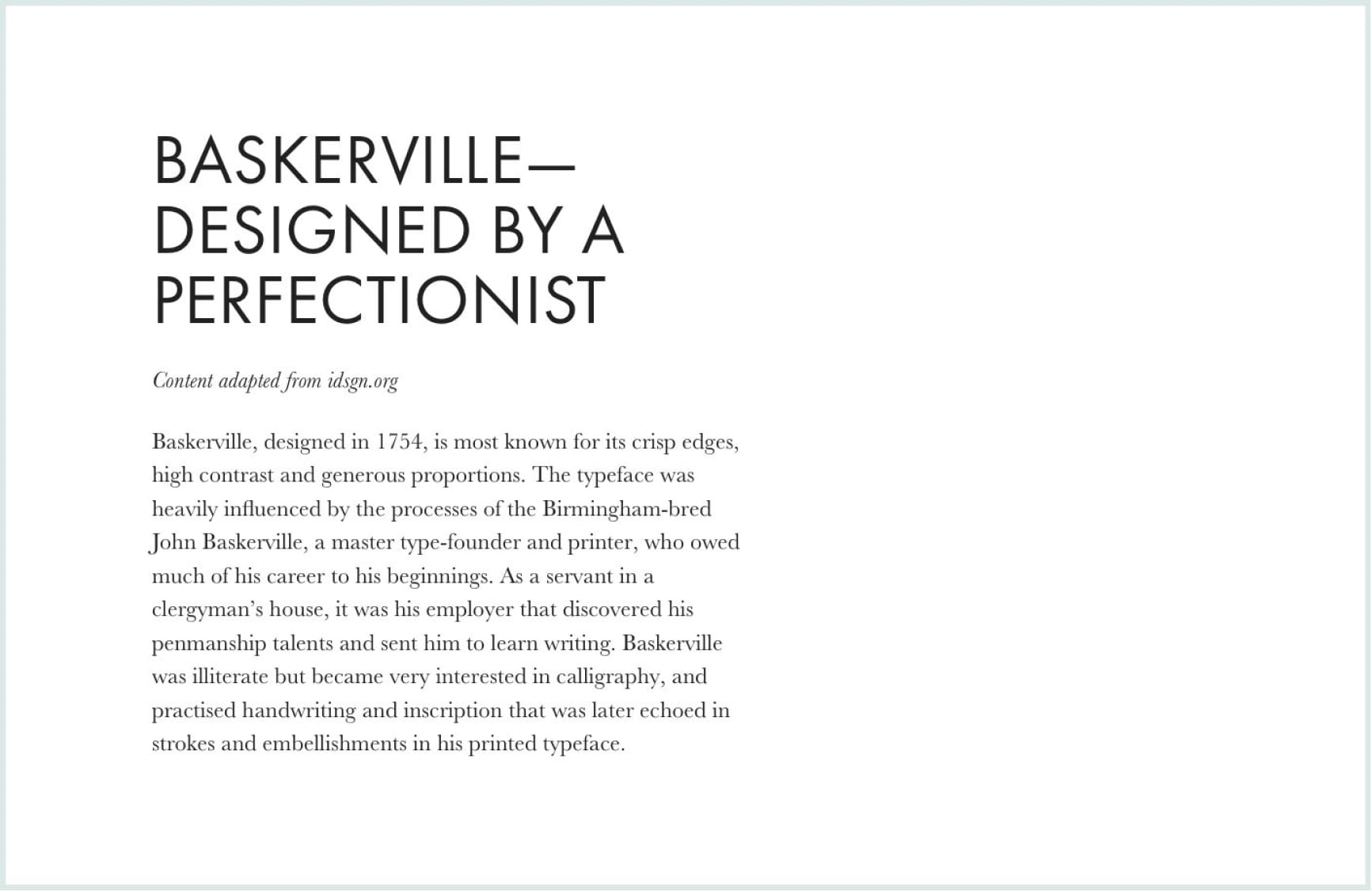 A Guide to Combining Fonts | Better Web Type