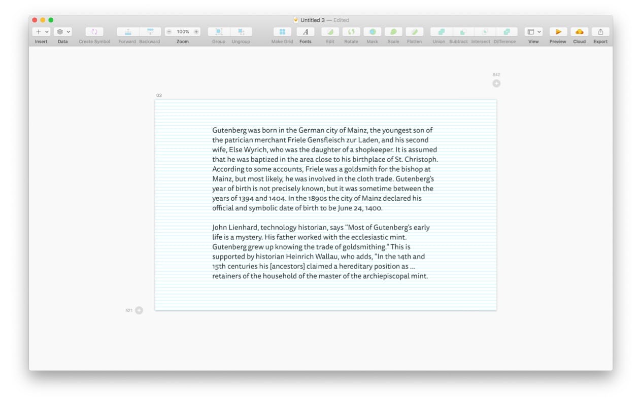 Vertical Rhythm in Sketch | Better Web Type